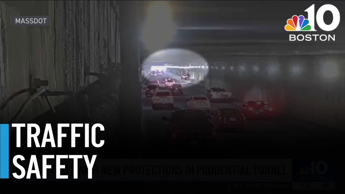 Overhead shielding installed in Prudential Tunnel after falling ...