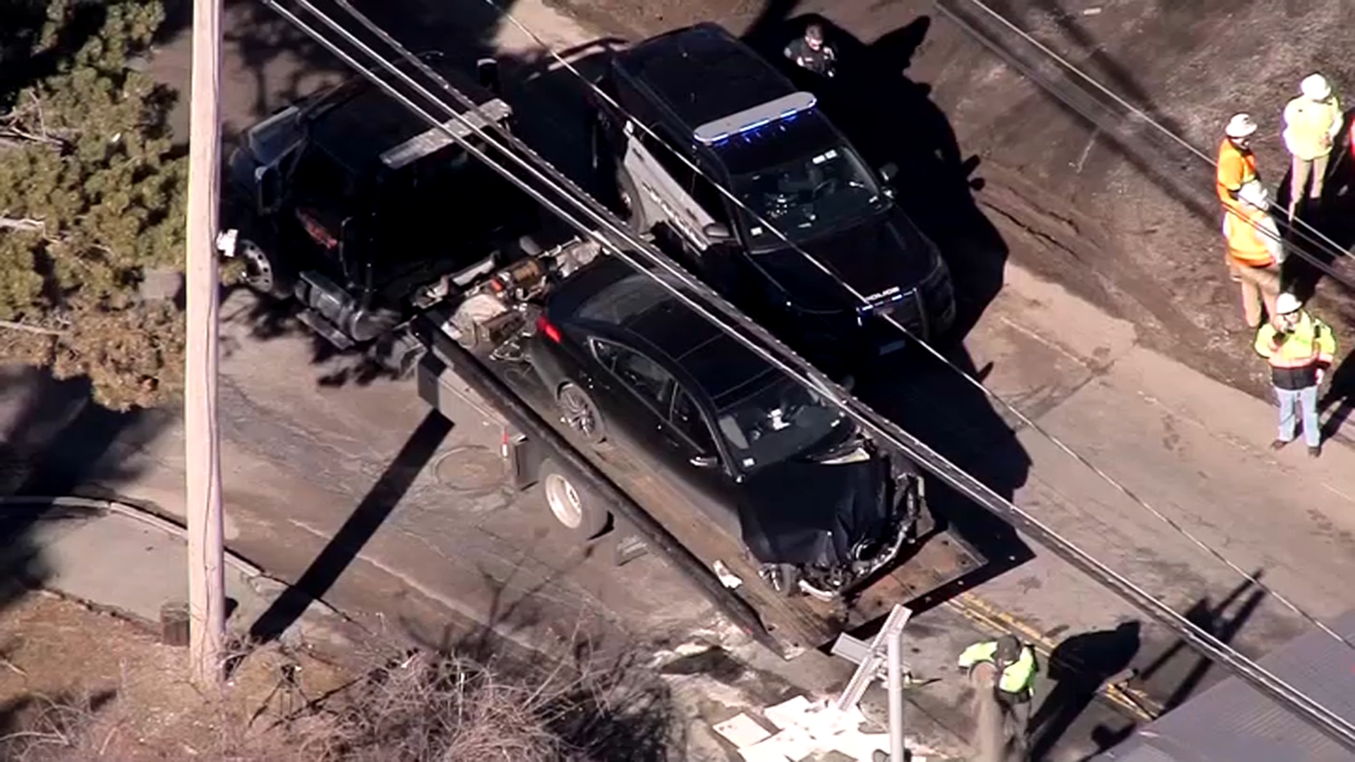 MBTA Commuter Rail collides with car at railroad crossing in Canton ...