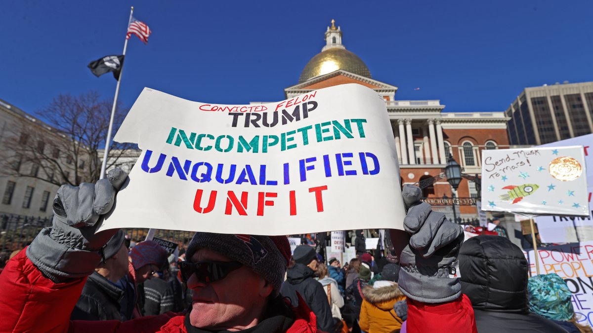 50501 protests at Boston’s MA State House, Concord NH – NBC Boston