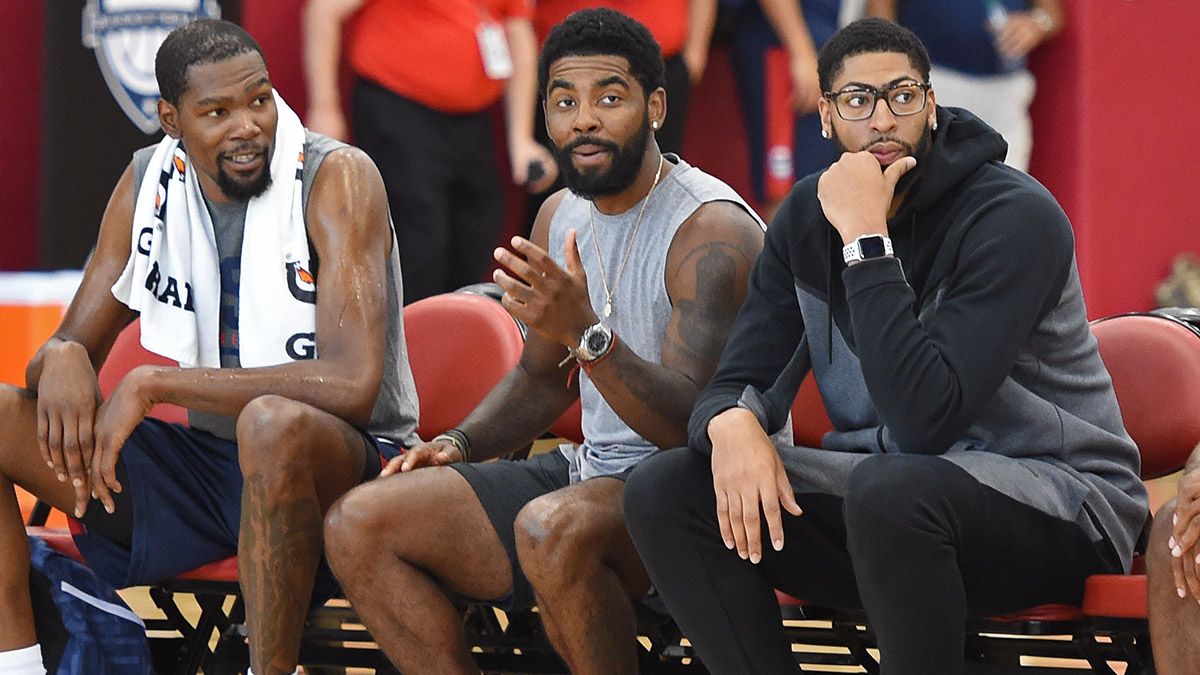 Kyrie Irving’s comments about Anthony Davis, Kevin Durant don’t quite add up – NBC Boston