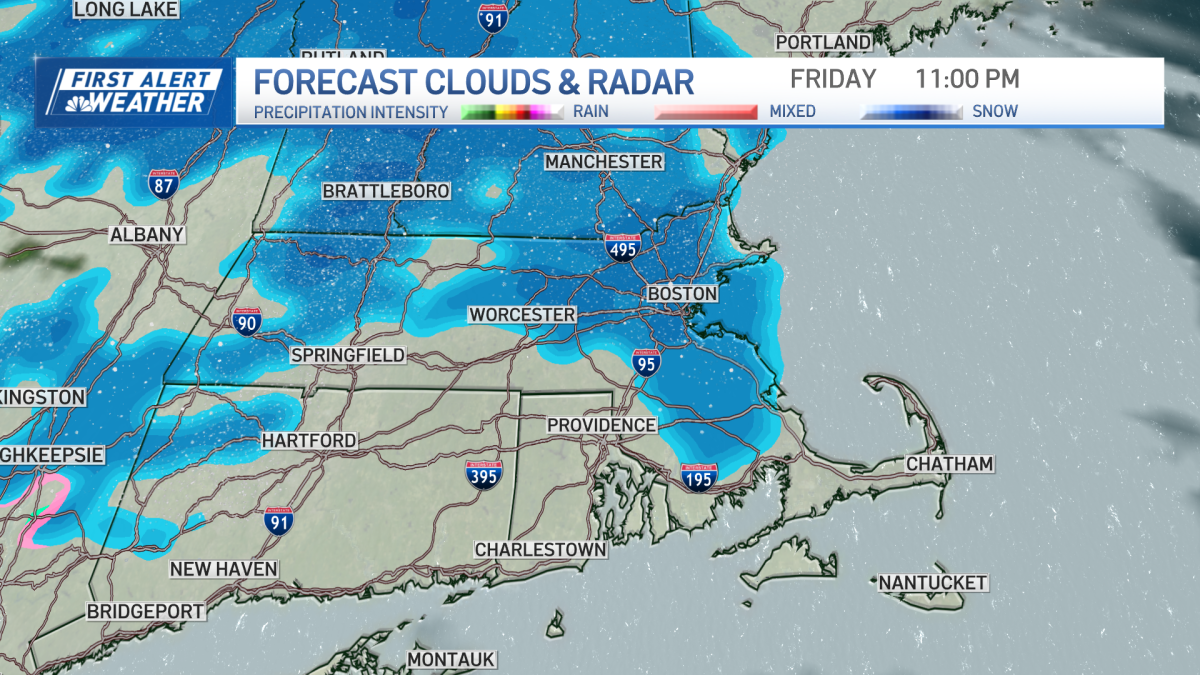 Next snow, rain storm for Boston, MA: Cold this weekend – NBC Boston