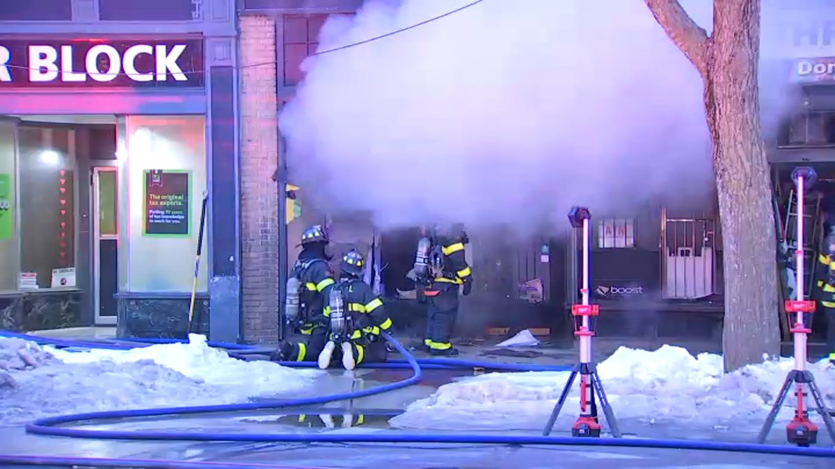 Lowell MA fire today on Central Street – NBC Boston