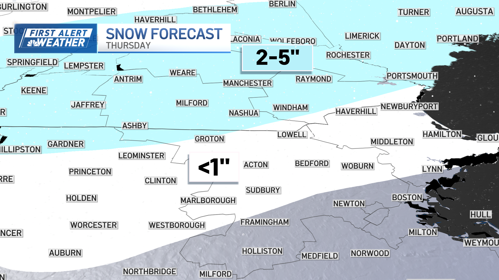 Boston MA snow forecast tonight and this weekend – NBC Boston