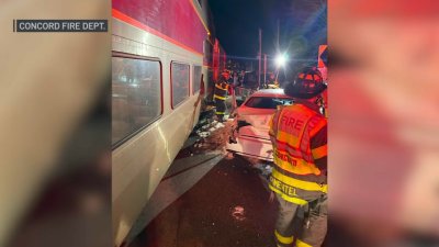 Concord, MA MBTA train hits car Sunday – NBC Boston