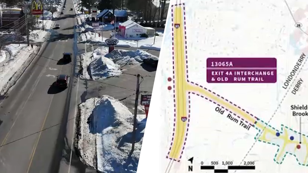 NH I-93 exit street widening business opposition – NBC Boston