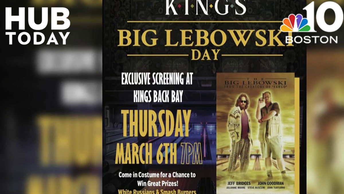 Celebrating ‘The Dude’ on Lebowski night at Kings Back Bay – NBC Boston