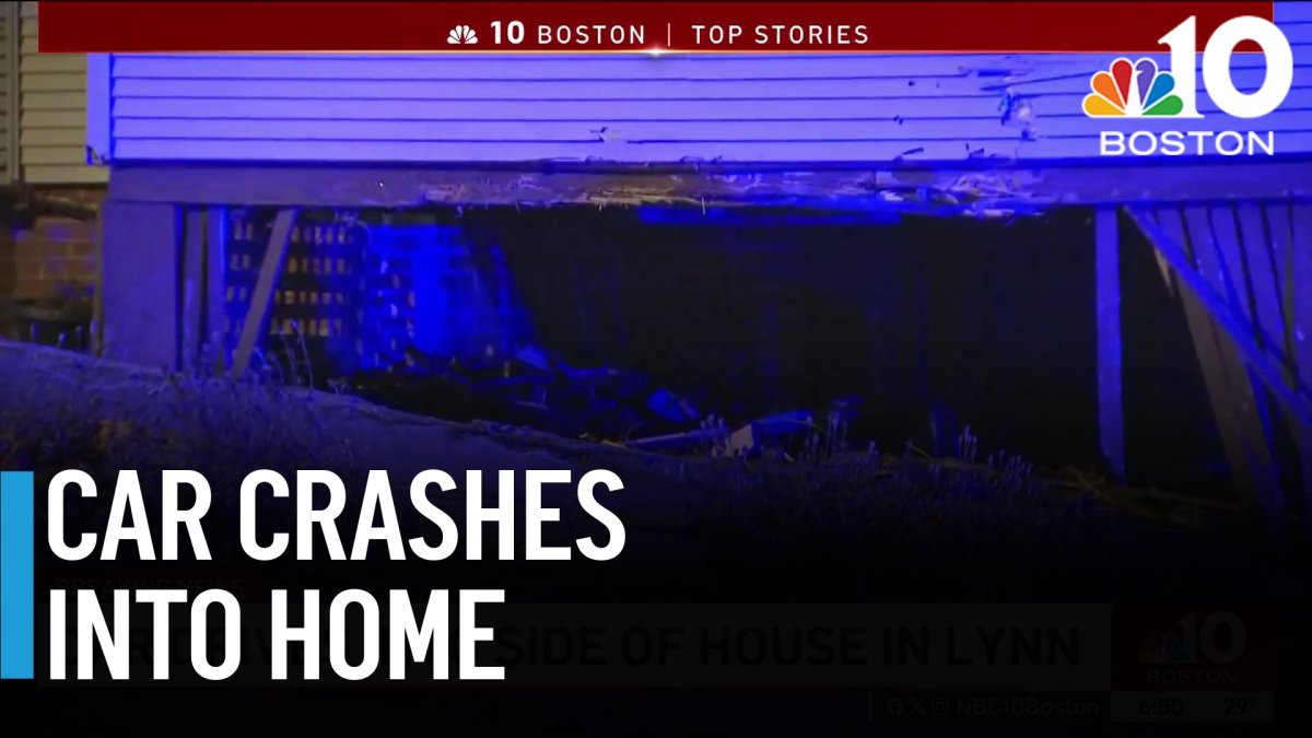 Car crashes into side of house in Lynn – NBC Boston