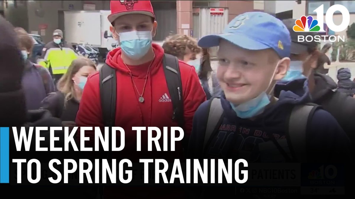 Spring training sendoff for Jimmy Fund Clinic patients – NBC Boston