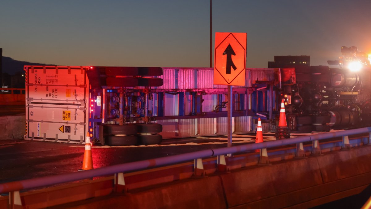 Mass Pike closed in Boston after rollover crash – NBC Boston