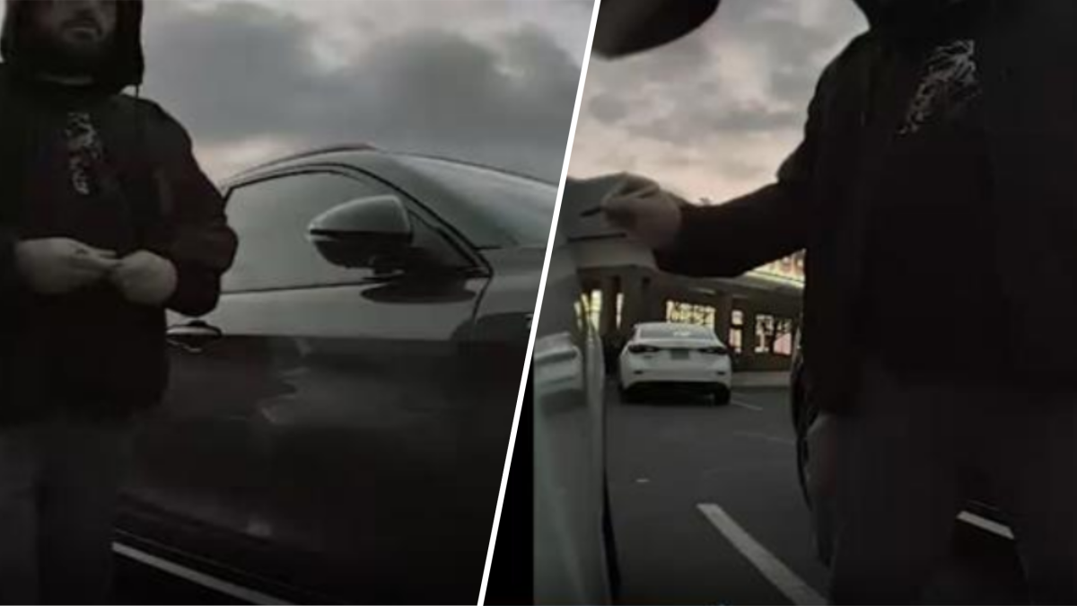 Tesla camera catches Conn. man drawing swastika on car: police – NBC Boston