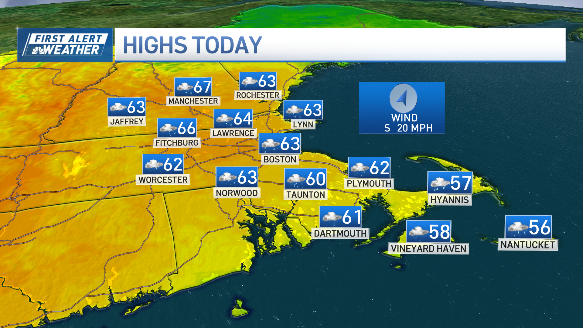 Boston Massachusetts weather forecast, rain today, thunderstorms ...