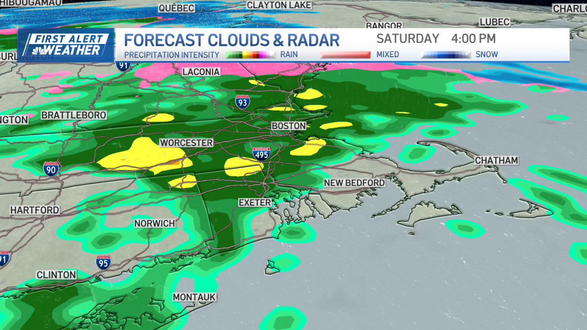 Boston weather: Tracking our weekend rain timing and impacts – NBC Boston