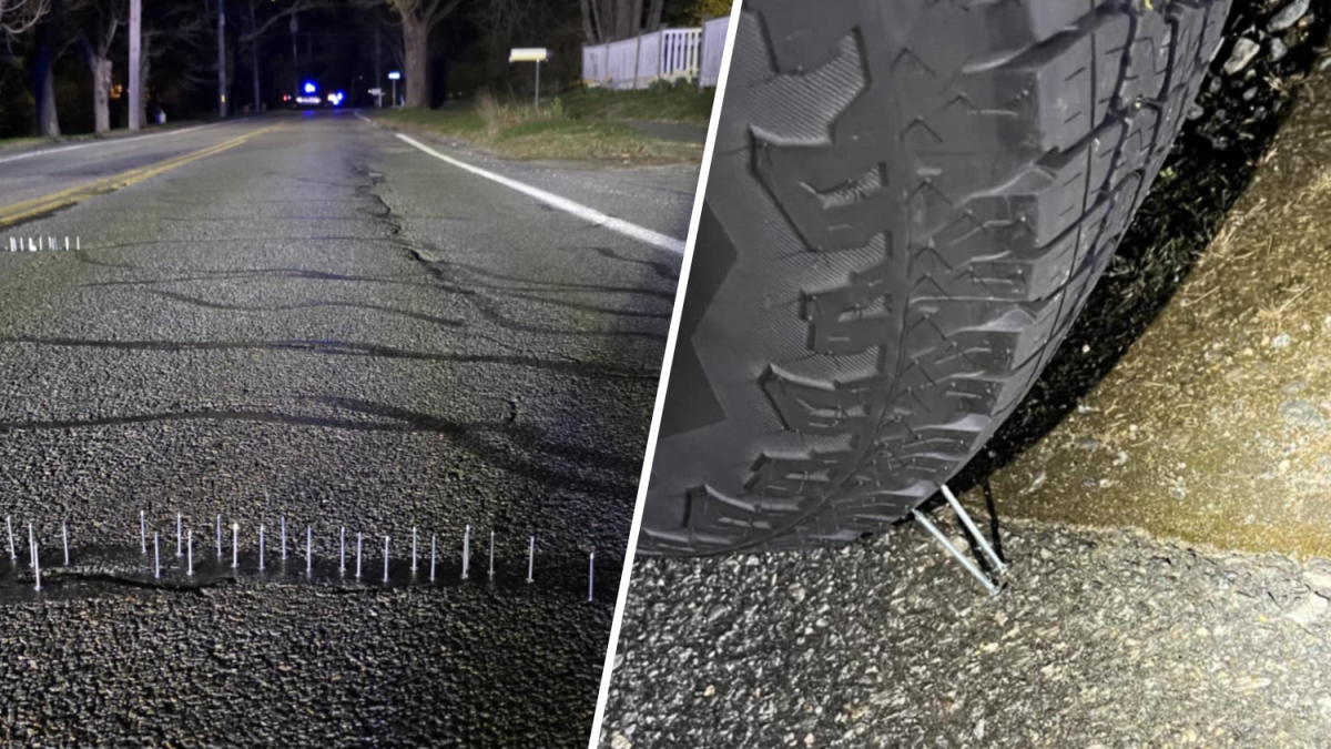 Falmouth police investigate nails left on roadways, in driveways – NBC ...