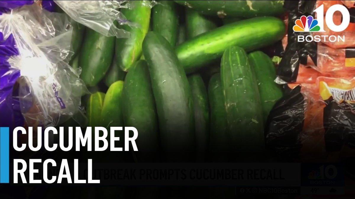 Salmonella outbreak prompts cucumber recall – NBC Boston