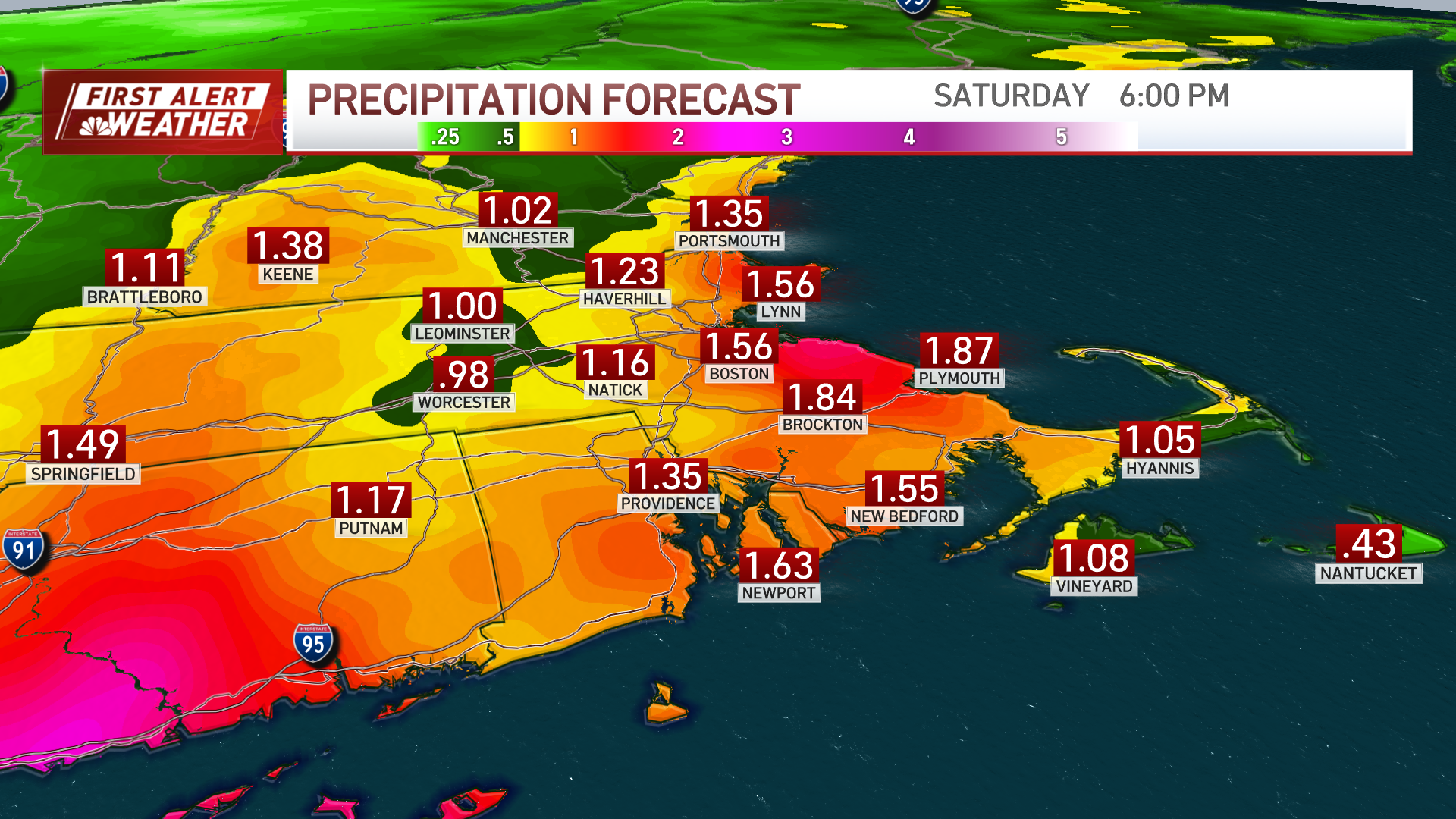 Nor’easter storm today in Boston: Timing, impacts – NBC Boston