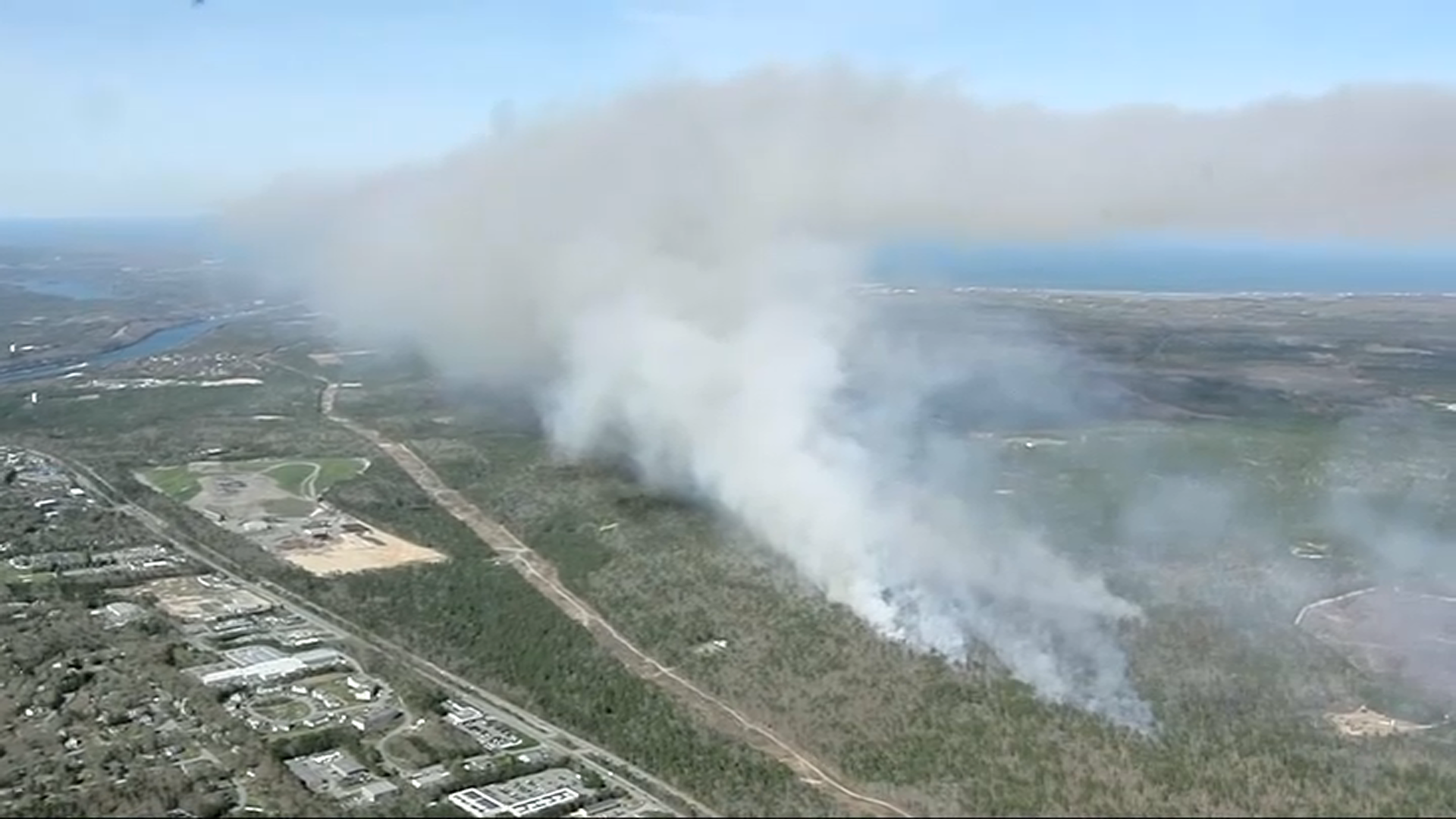 Joint Base Cape Cod brush fire, smoke Thursday: Photos, updates – NBC ...
