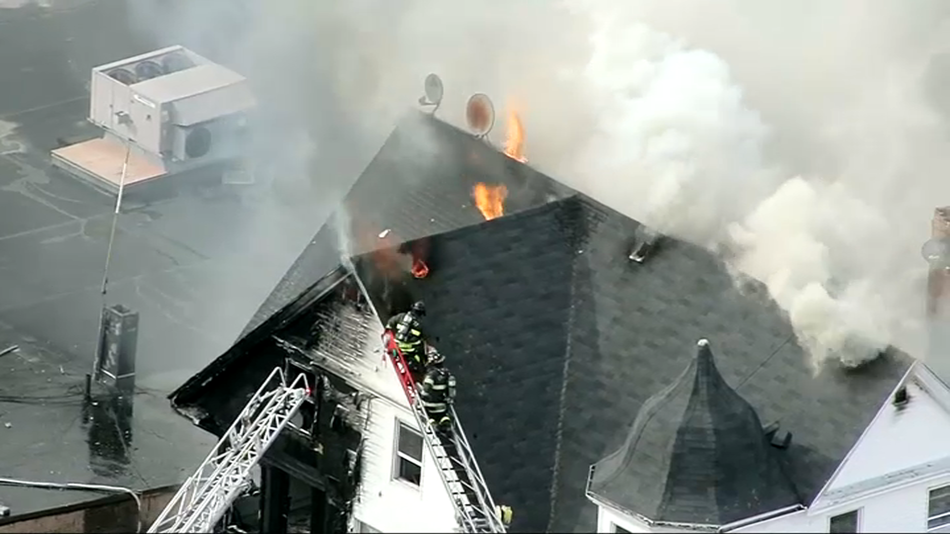 Malden, MA apartment building fire sends smoke into sky Wednesday – NBC ...