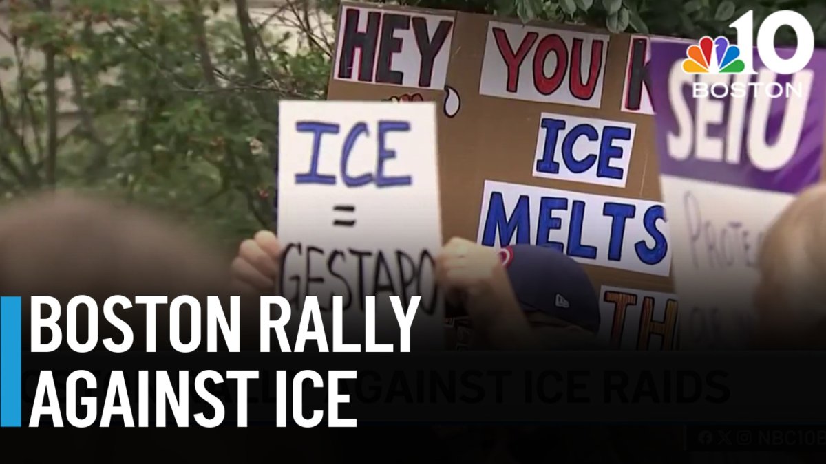 Protesters in Boston rally against ICE amid unrest in LA – NBC Boston