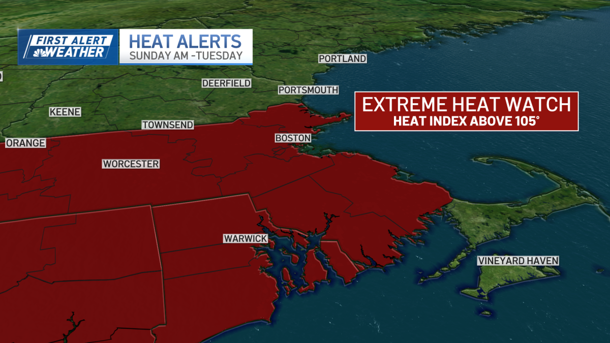Extreme heat warning, Boston weather – NBC Boston