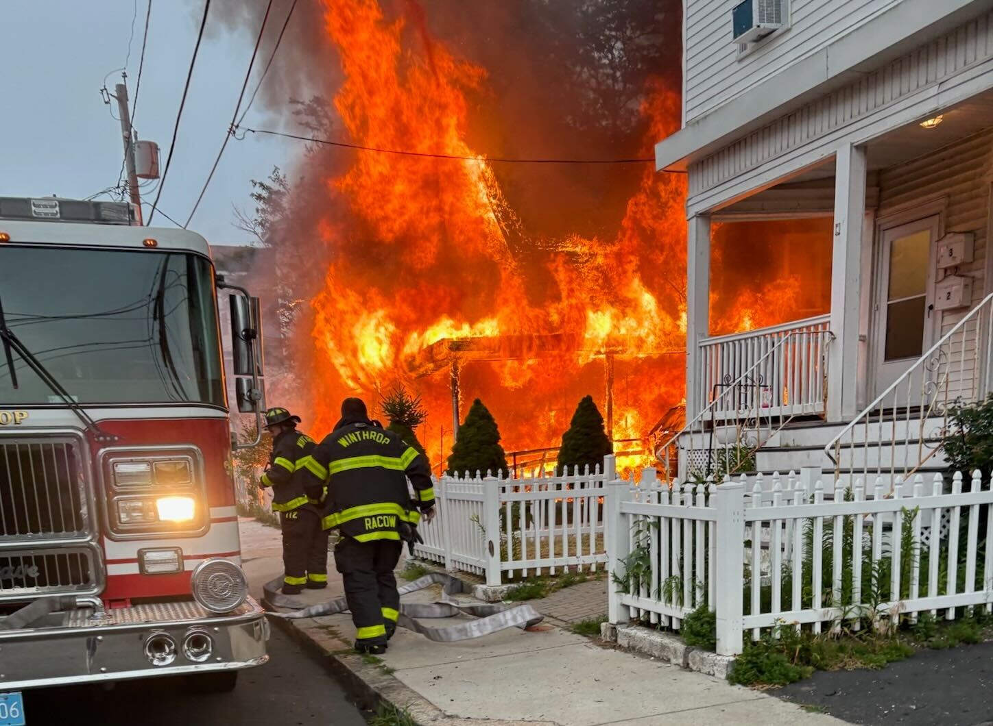 Winthrop MA house fire on Trident Ave – NBC Boston