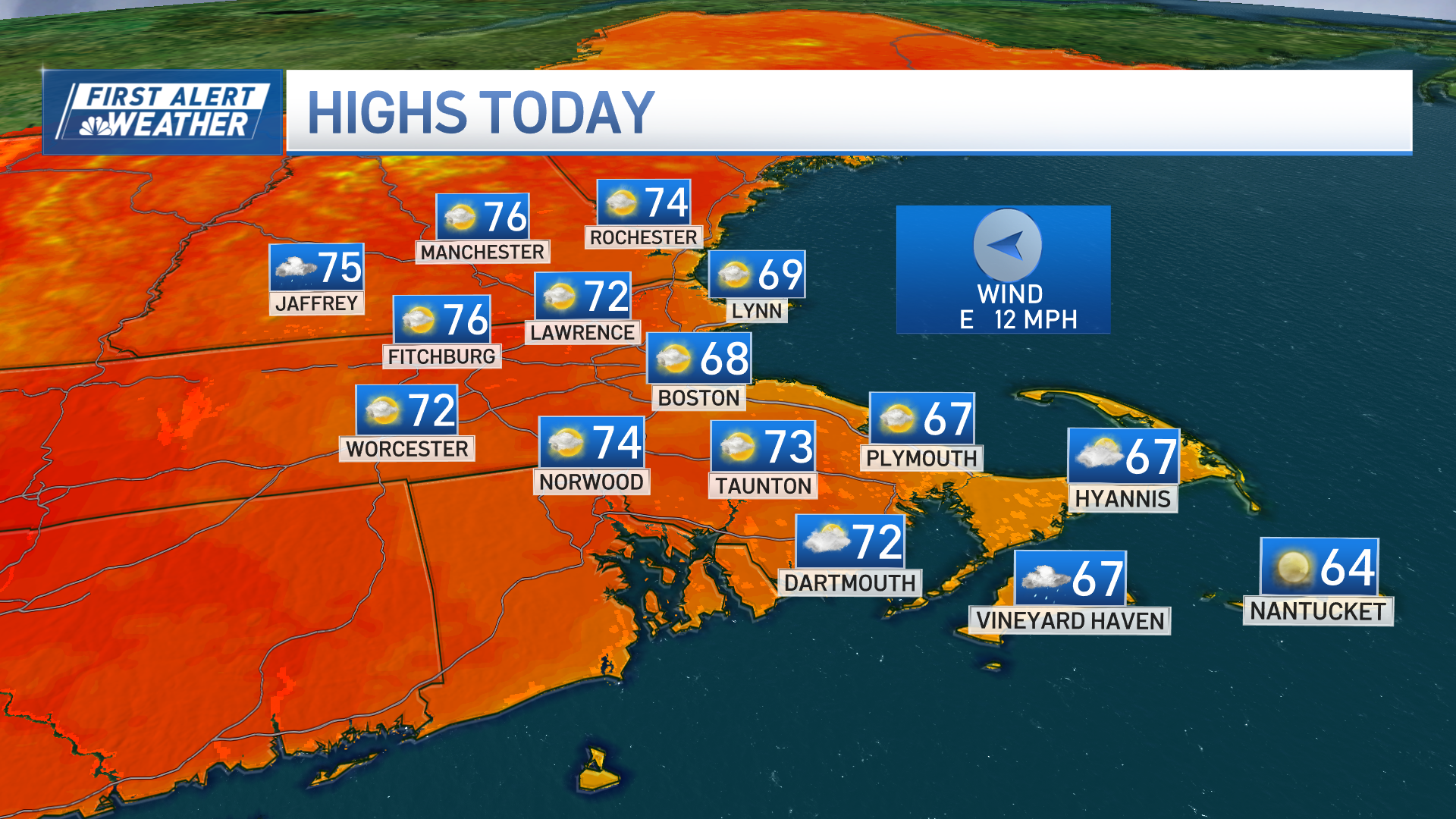 Boston weather forecast – NBC Boston