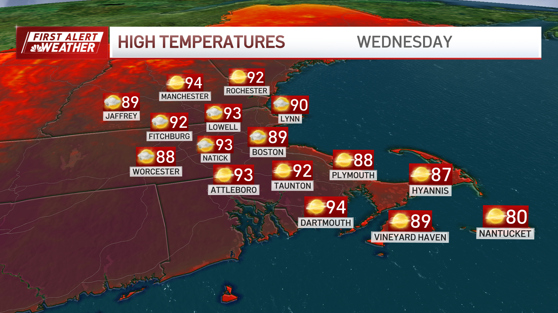 Boston heat wave sets June record — will it continue Wednesday? – NBC ...
