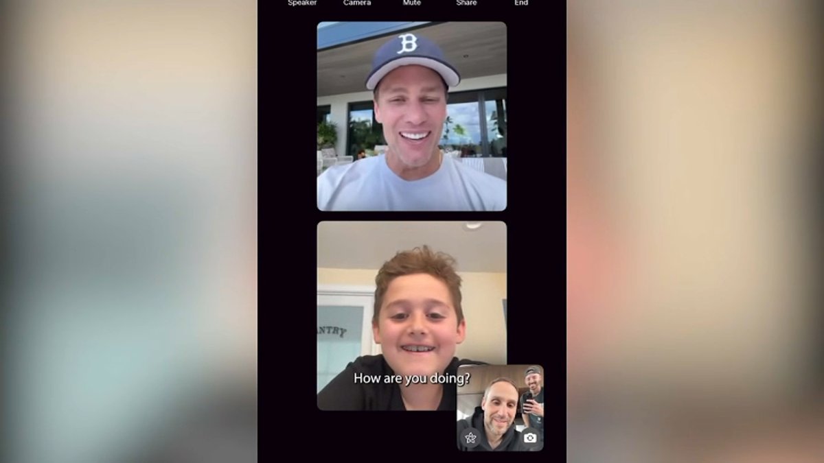 Wish comes true as Topsfield teen chats with Tom Brady ahead of ...