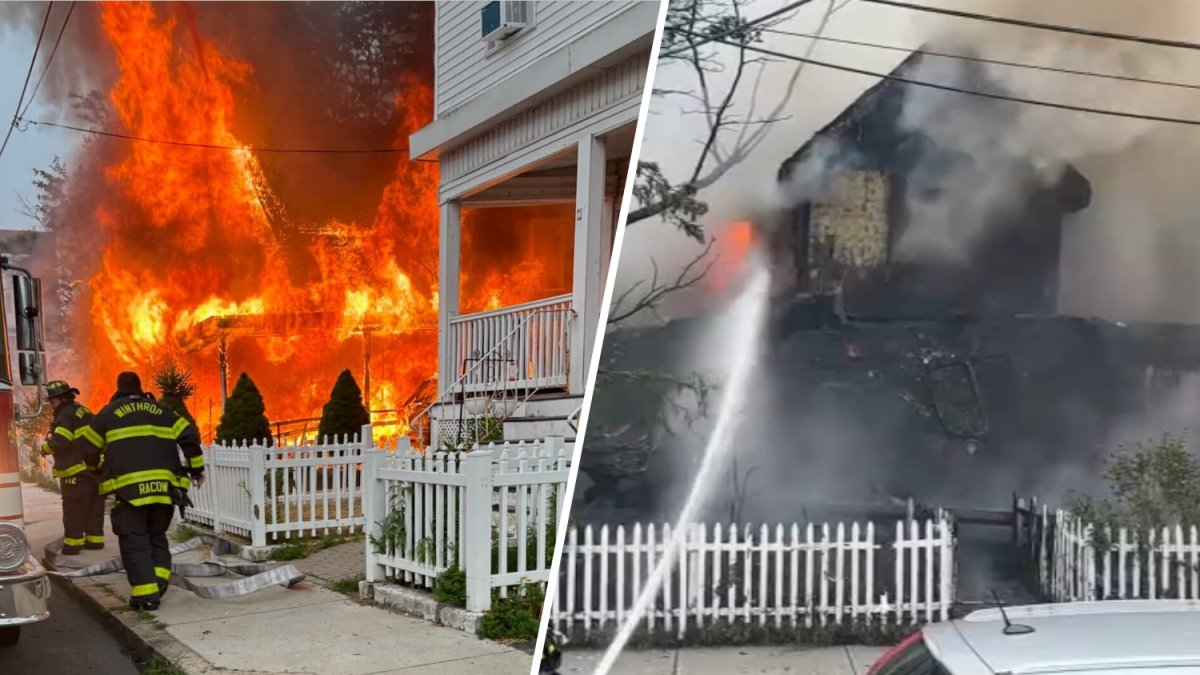 Winthrop MA house fire on Trident Ave – NBC Boston