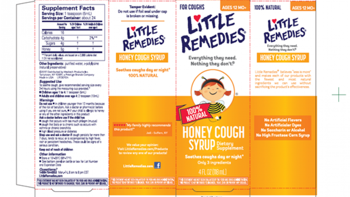 Little Remedies honey cough syrup recalled – NBC Boston