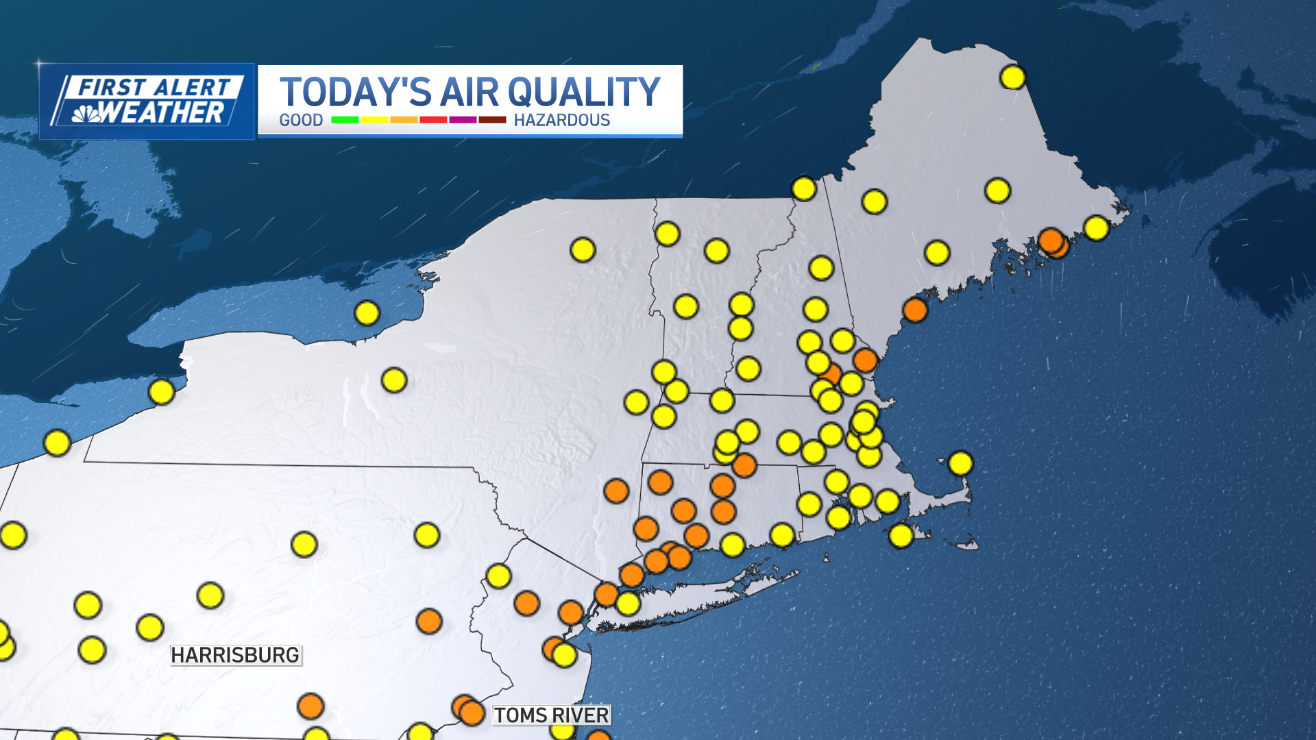 Wildfire smoke in Massachusetts, NH impacting air quality – NBC Boston