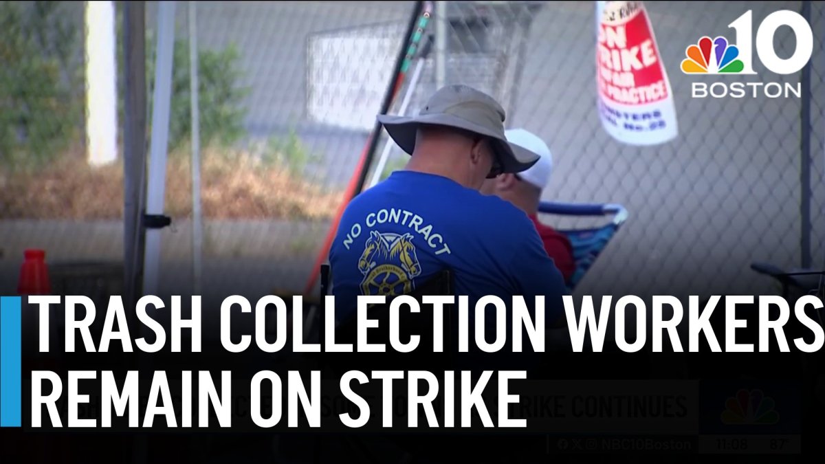 Sanitation worker strike causing trash to pile up in Mass. communities ...