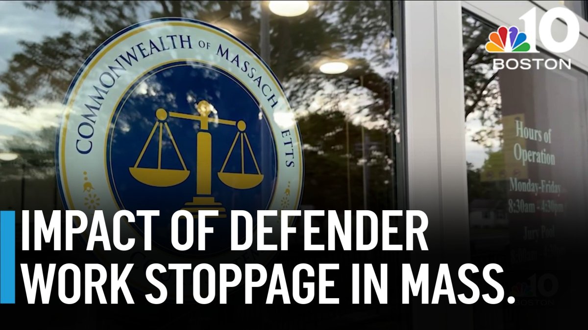 Gauging the impact of the public defender work stoppage – NBC Boston