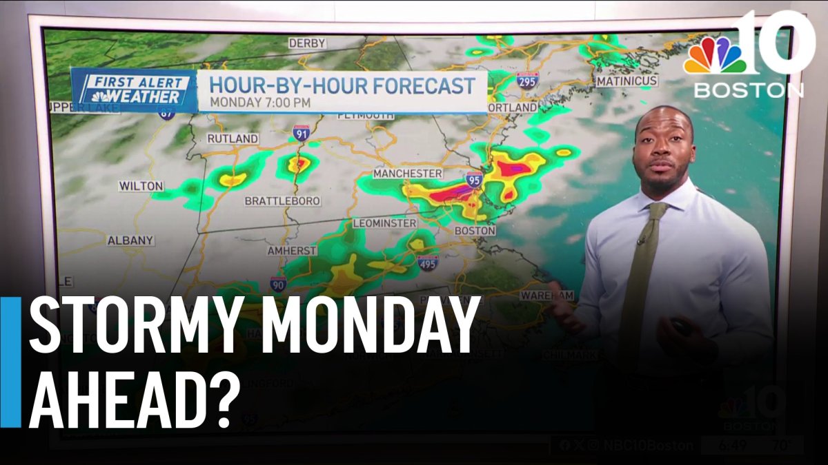 Severe weather possible Monday, heat wave later in the week – NBC Boston
