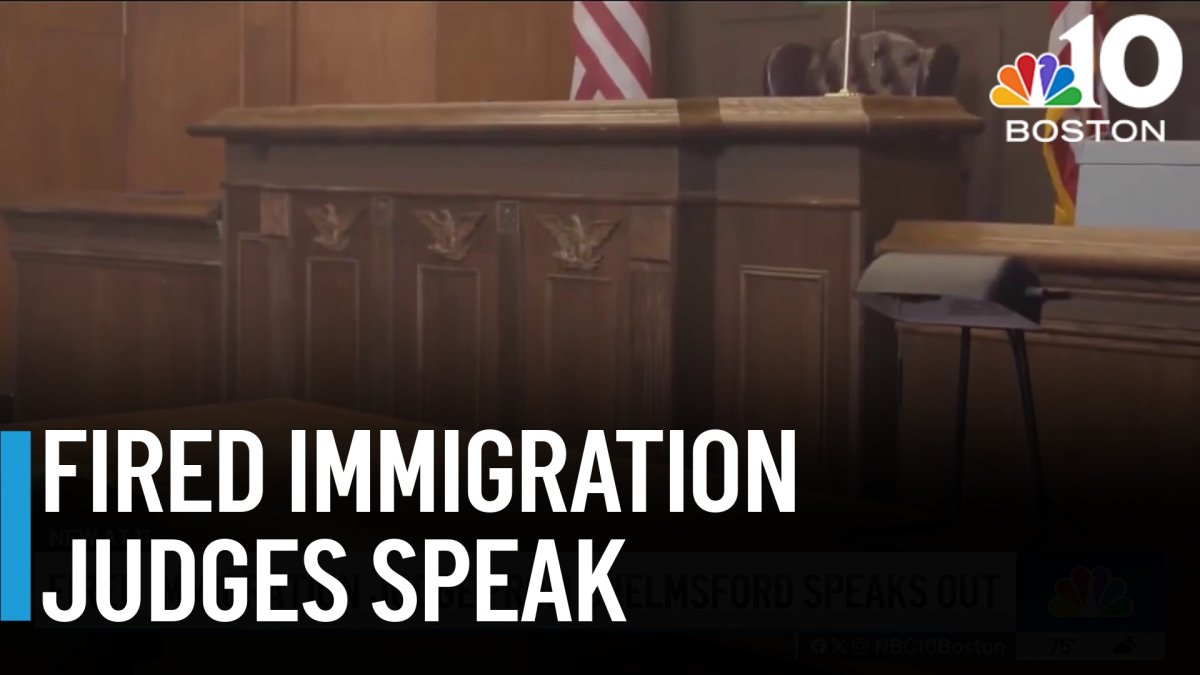 Video: Fired immigration judges speak on DOJ, courts’ future – NBC Boston