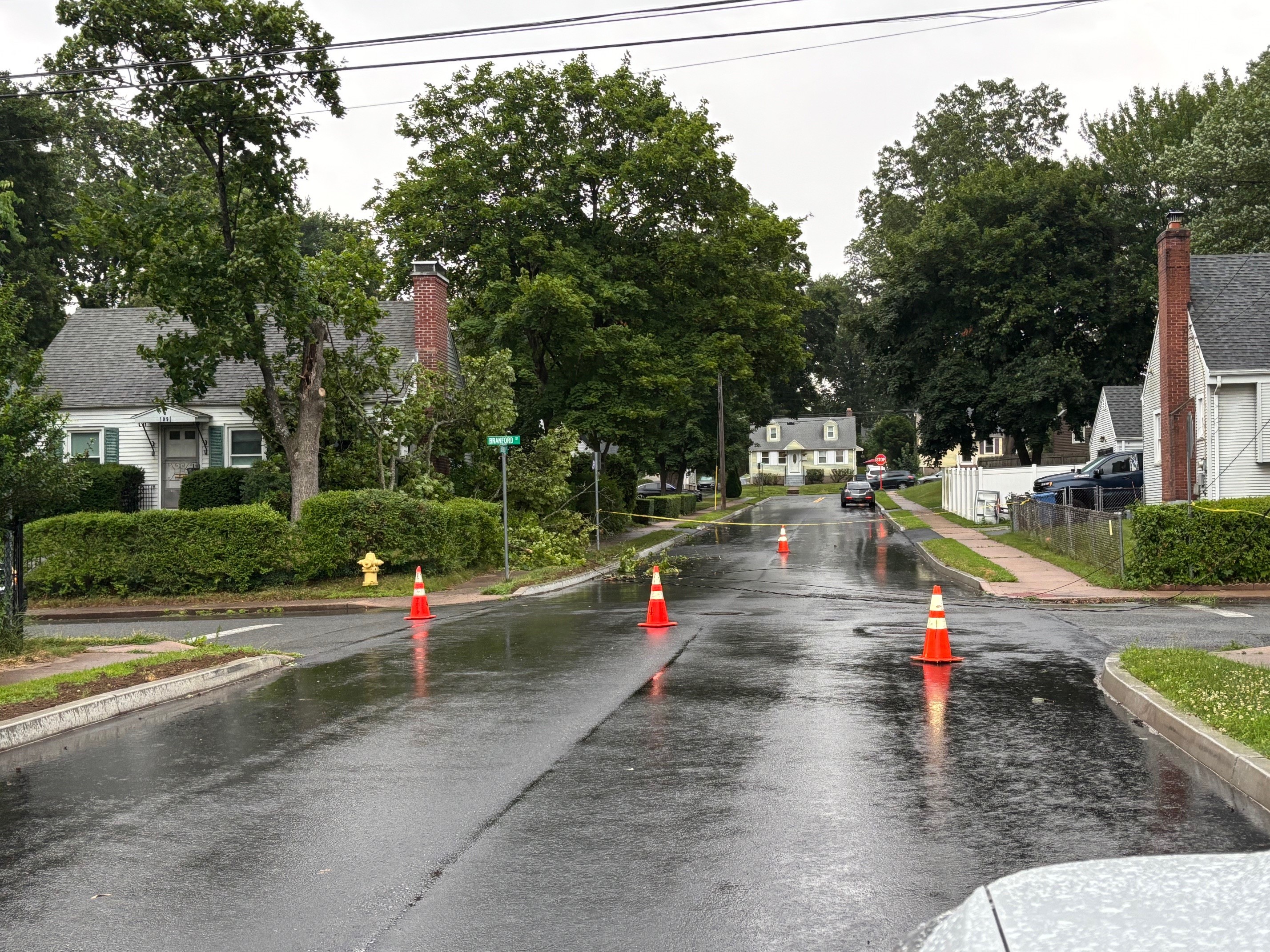 Storms bring down trees and power lines across Connecticut – NBC Boston