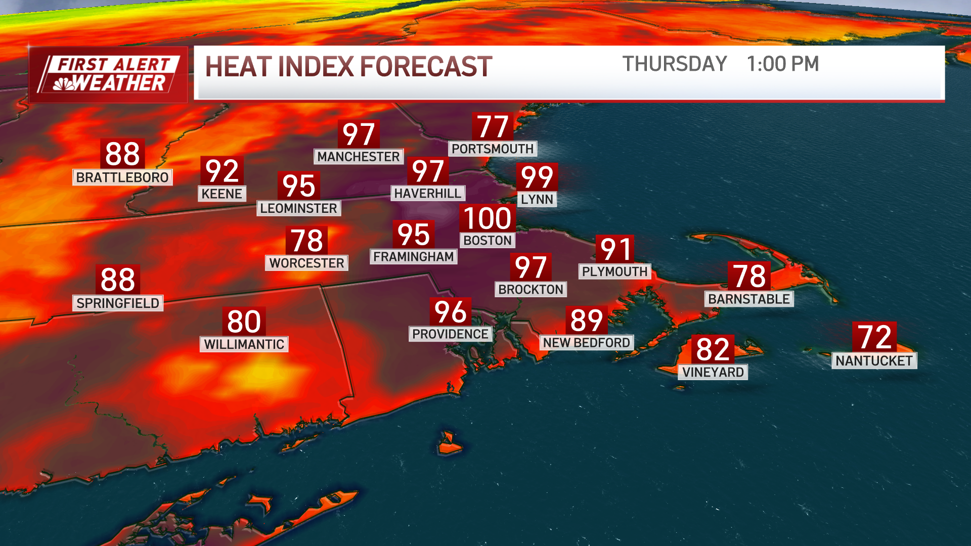 Boston heat wave latest — when will it rain? – NBC Boston