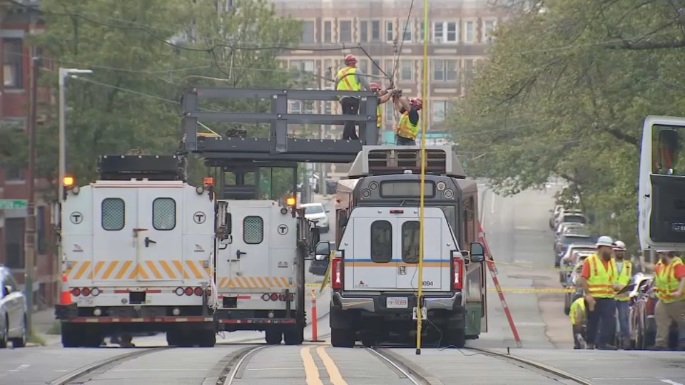 MBTA Green Line service suspended due to downed wire – NBC Boston