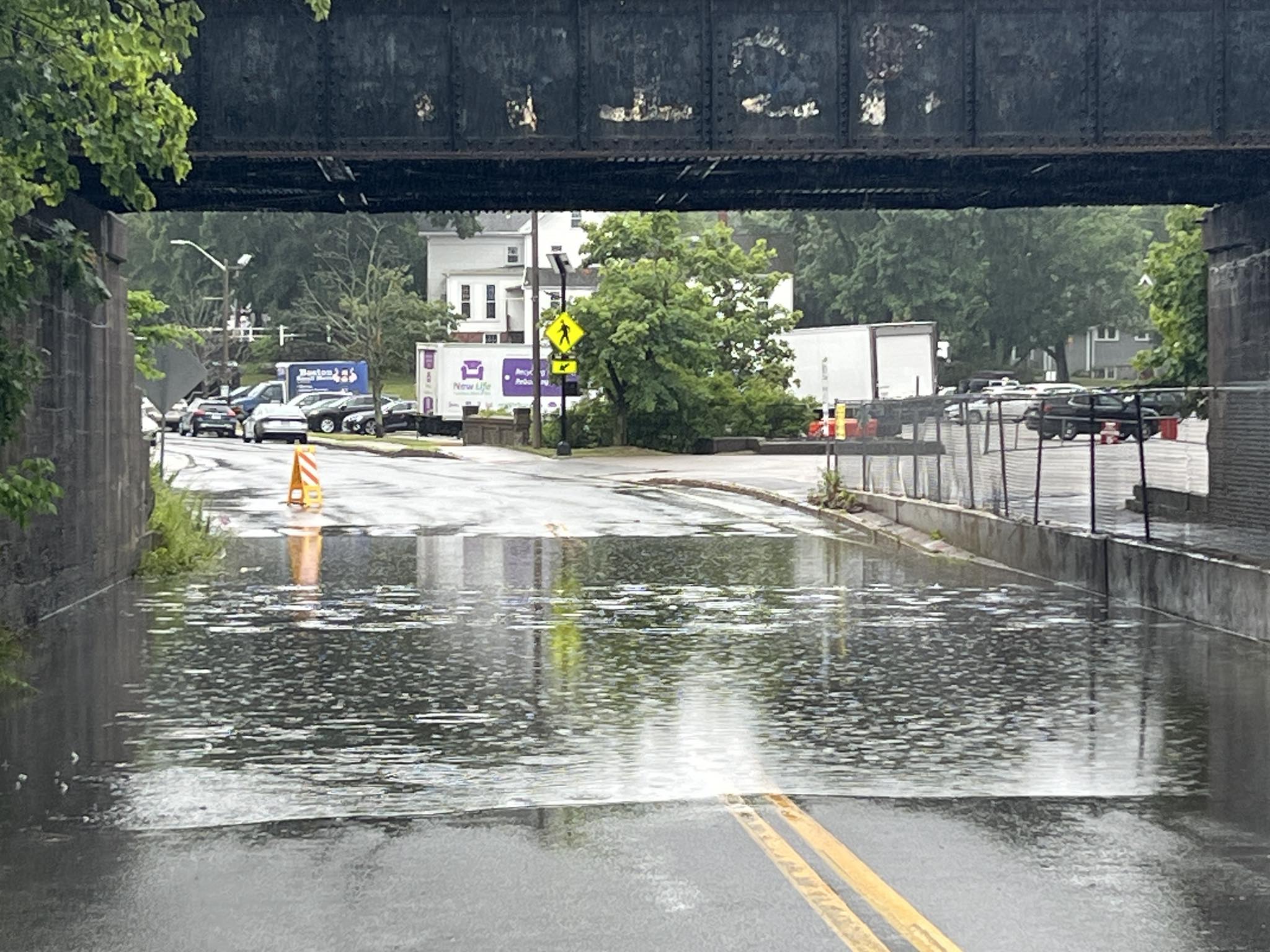 Boston flooding on I-93 impacting traffic in Milton, Quincy – NBC Boston