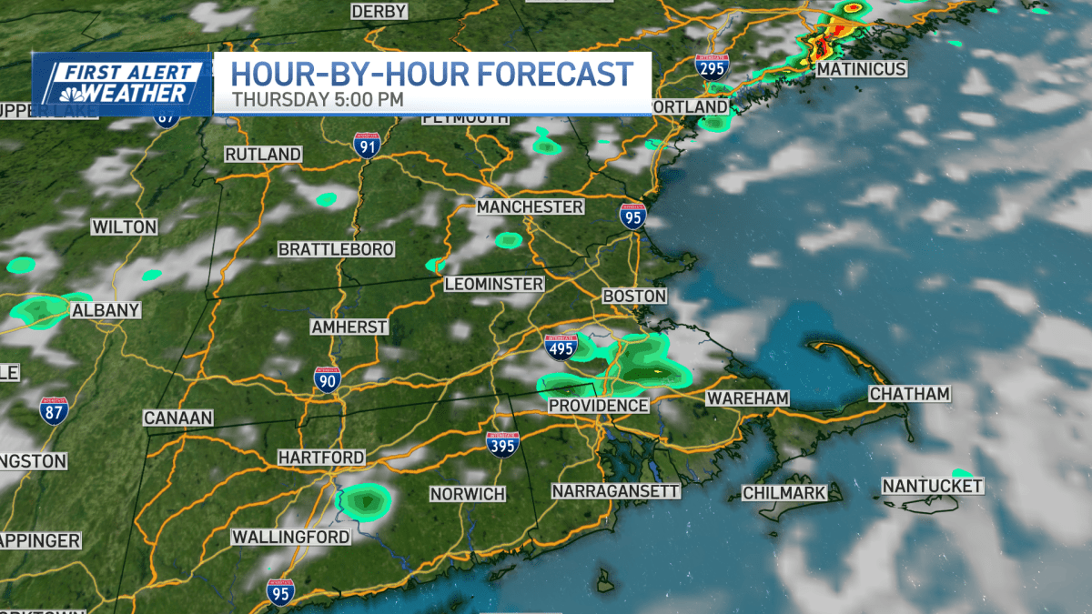 Storms possible in Boston, Mass. Thursday — track live radar – NBC Boston