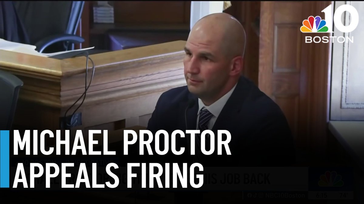 Hearing ahead in appeal of Michael Proctor’s termination – NBC Boston