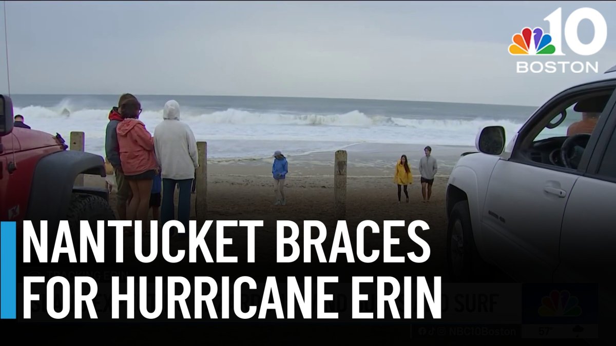 Nantucket braces for impact as Hurricane Erin passes offshore – NBC Boston