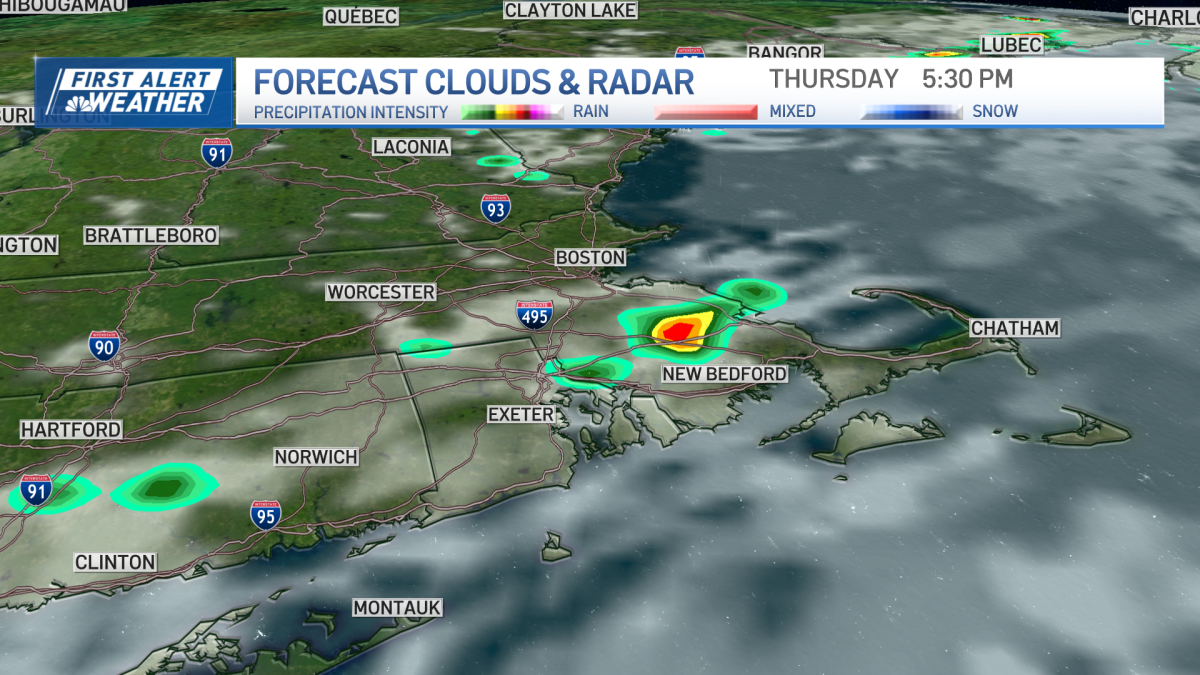 Weather today: Scattered storms, live radar – NBC Boston