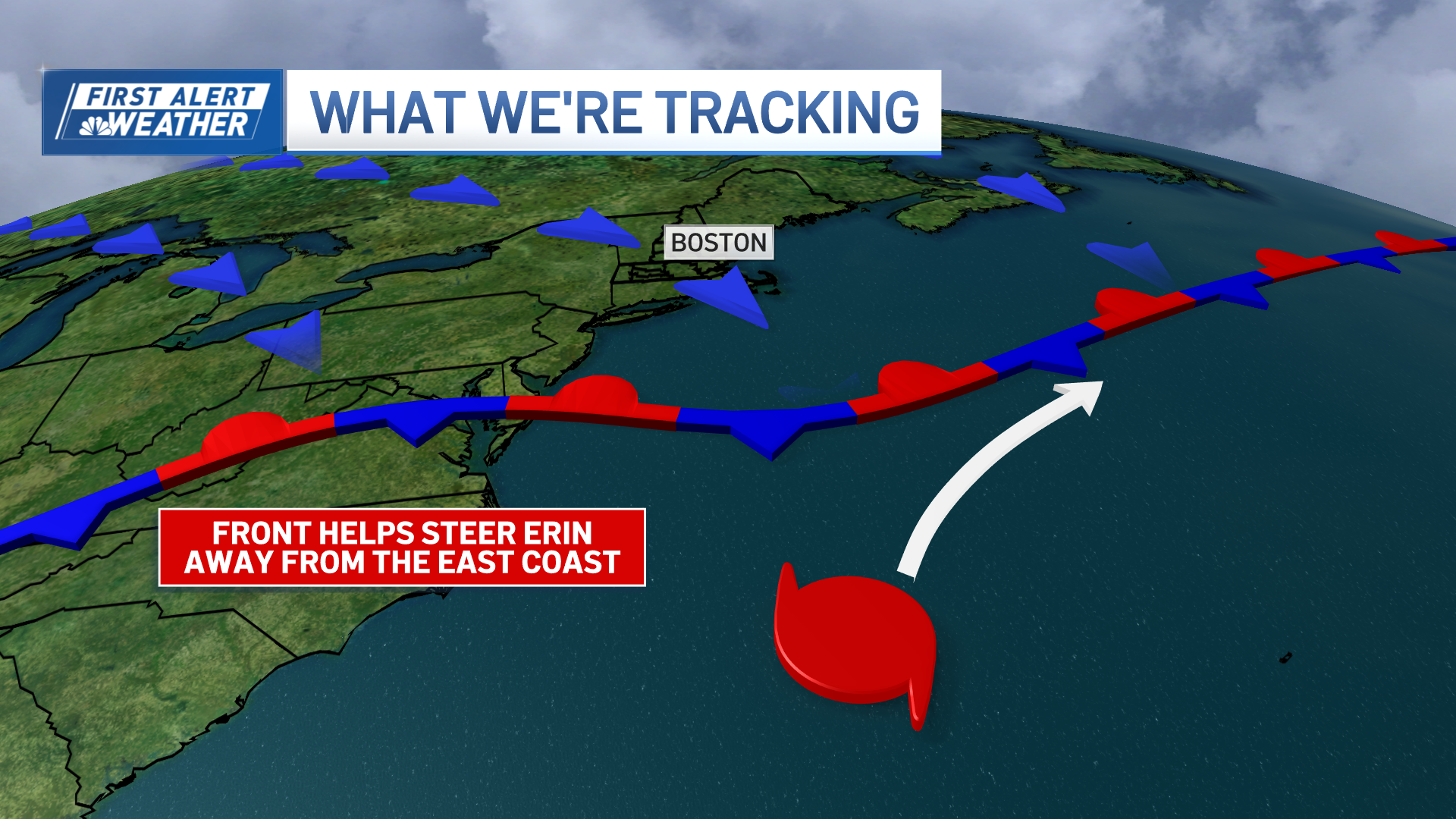 Hurricane Erin’s latest track — will it impact Boston, Mass.? – NBC Boston