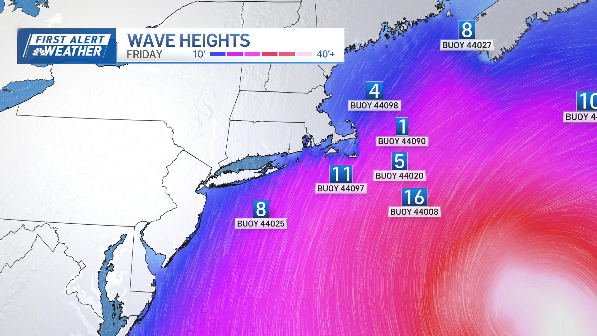 Hurricane Erin maps: Where is storm now, live tracker – NBC Boston
