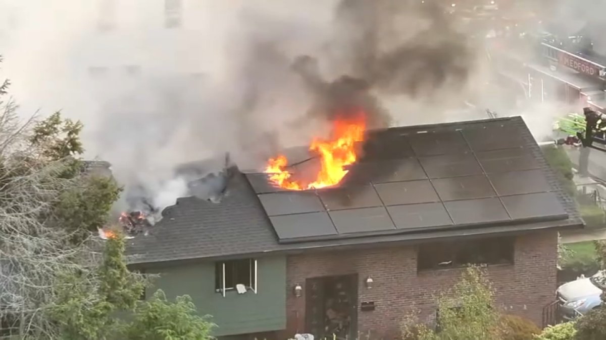 Medford MA fire: Fern Road home burning – NBC Boston