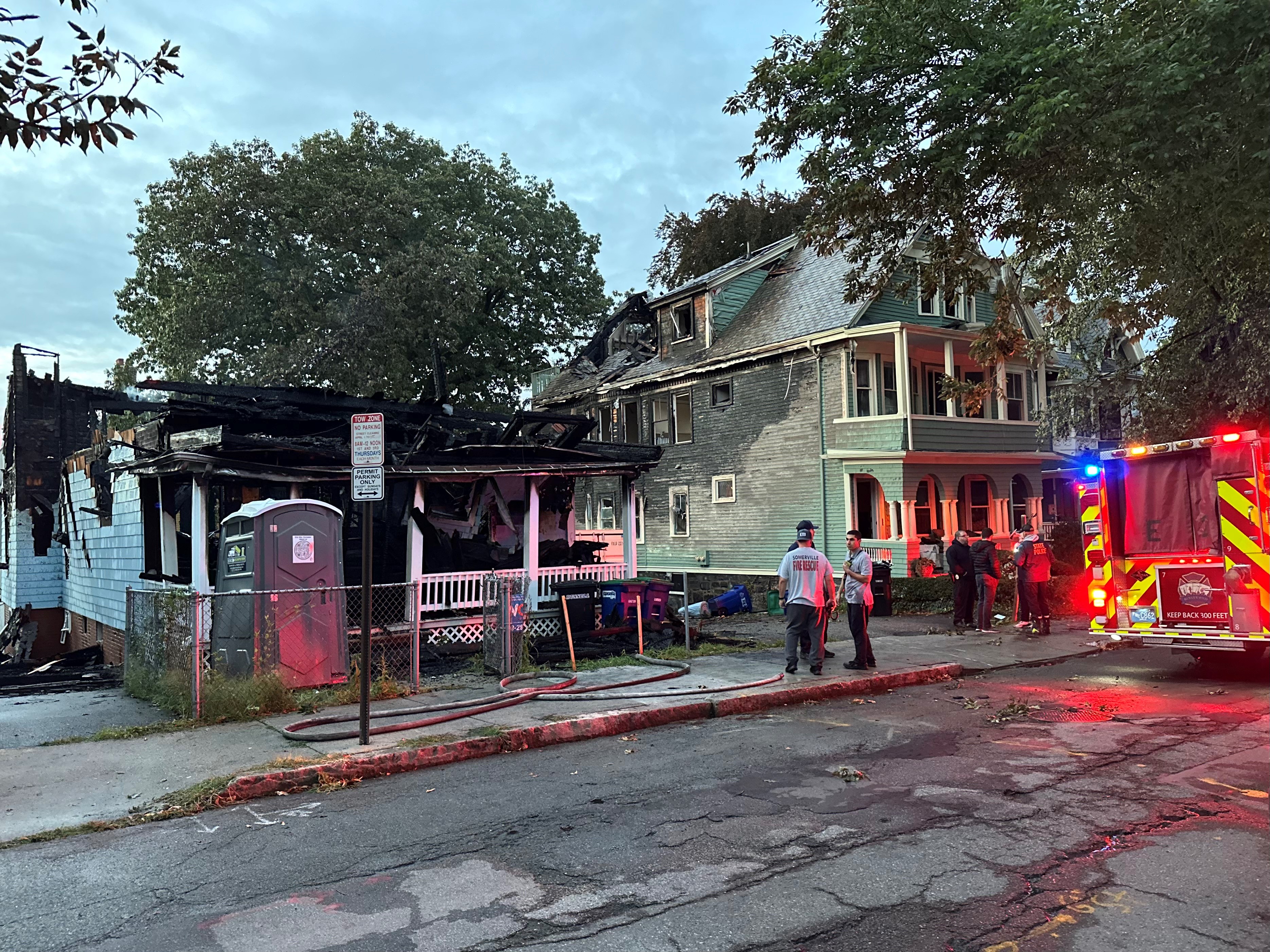 Somerville MA fire on Thurston Street – NBC Boston