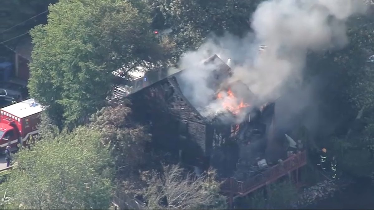 Woman rescued from Wrentham, Mass. fire – NBC Boston