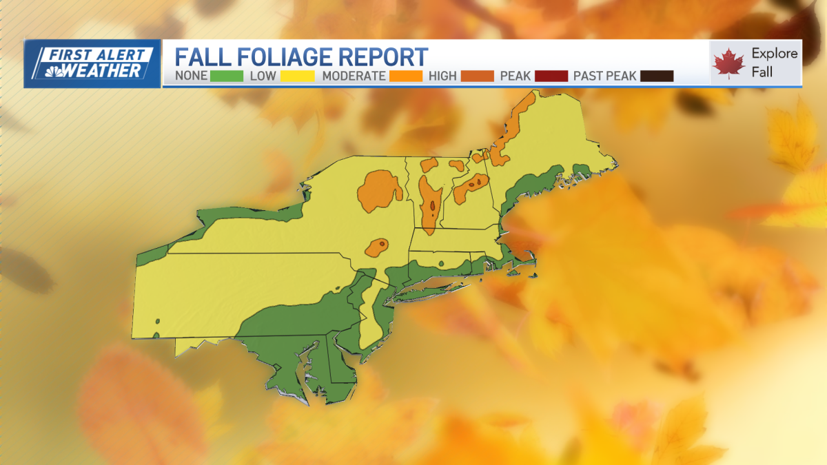 Fall foliage tracker: Color starting to show in New England – NBC Boston