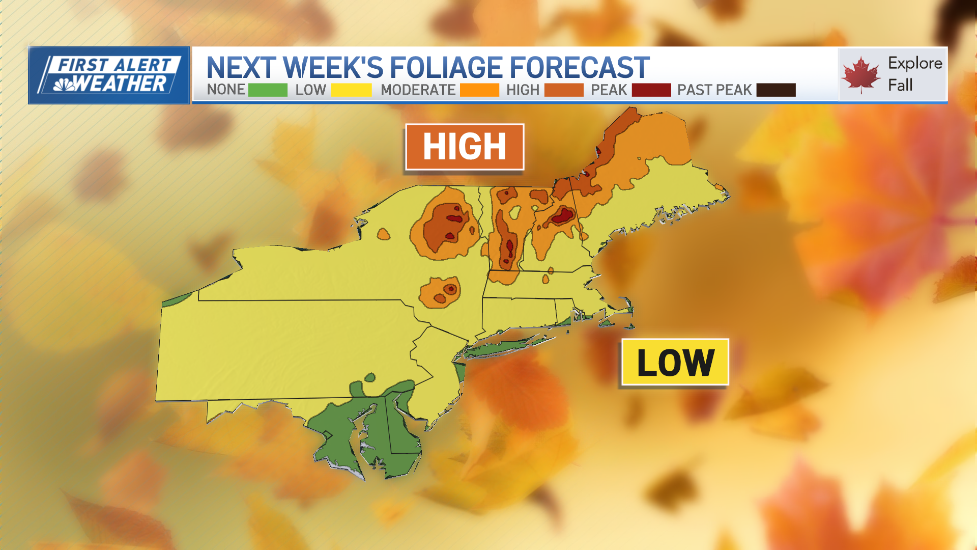 New England fall foliage update – NBC Boston