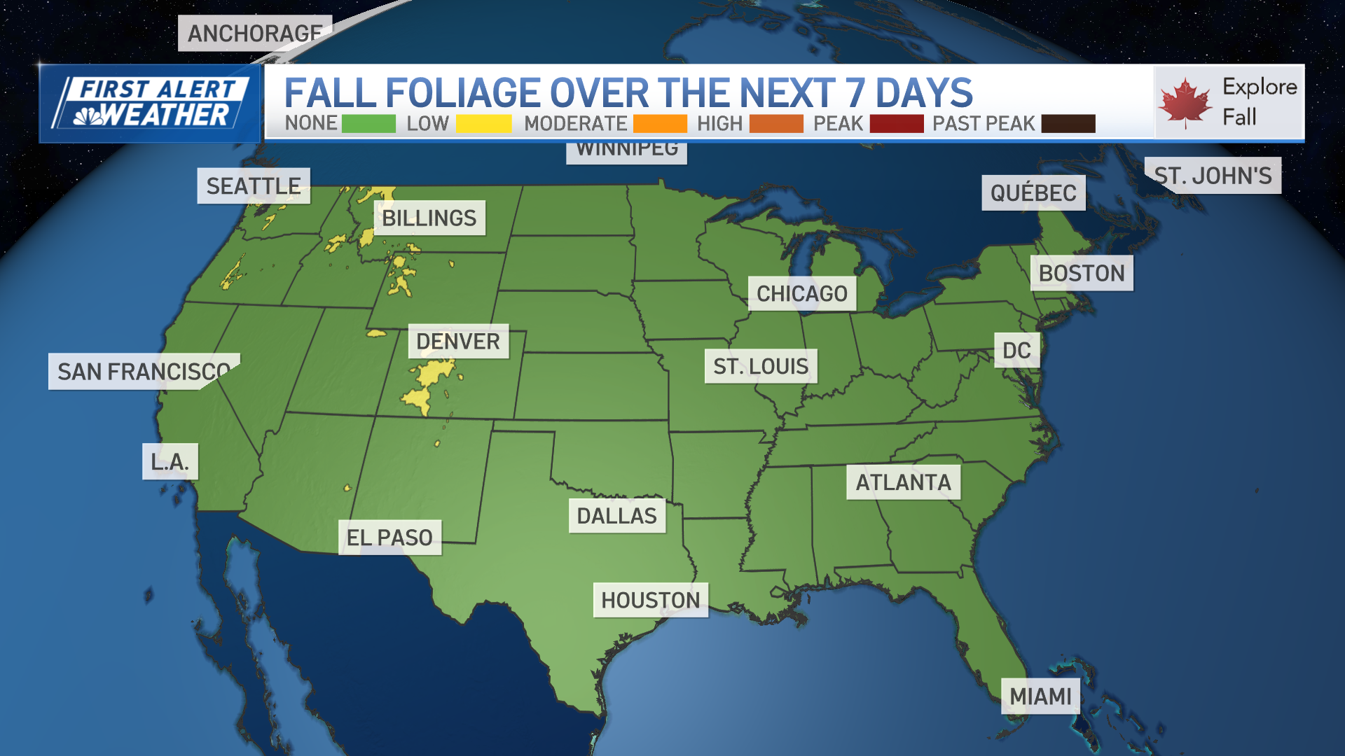 Fall foliage map 2025 for New Hampshire, Vermont and Maine – NBC Boston